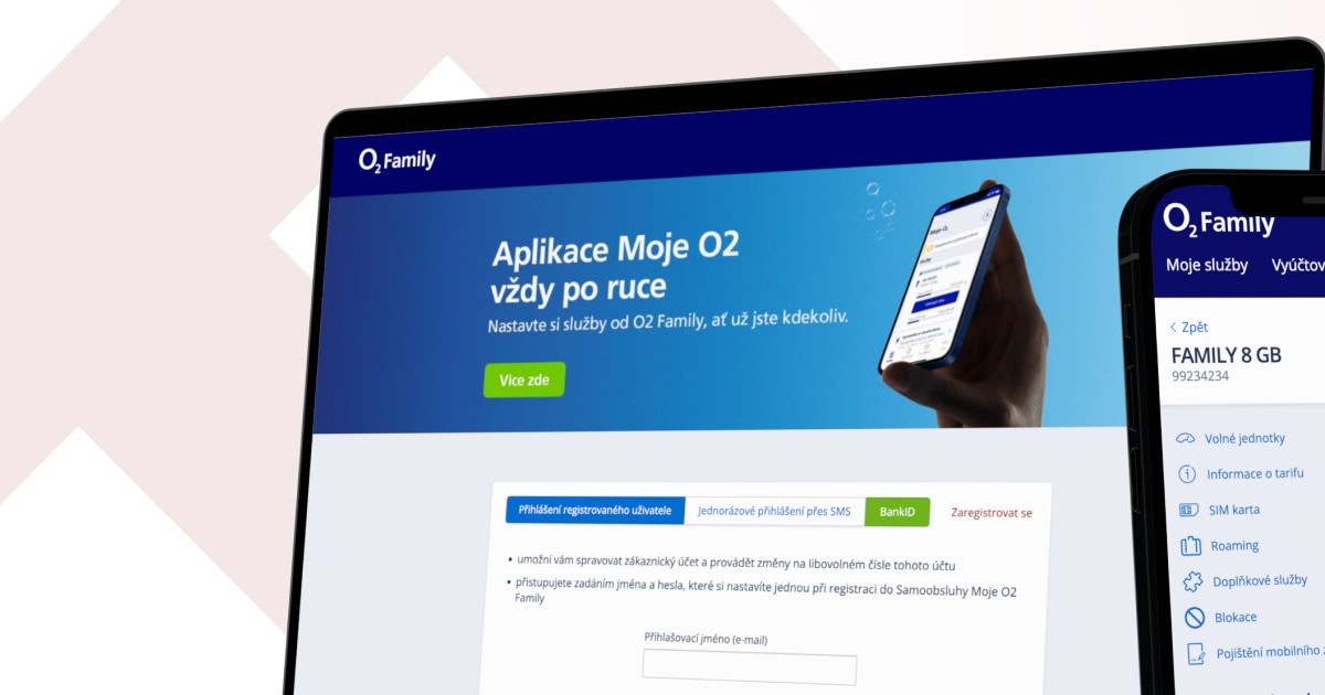 MediaFactory - Zákaznická samoobsluha Moje O2 Family